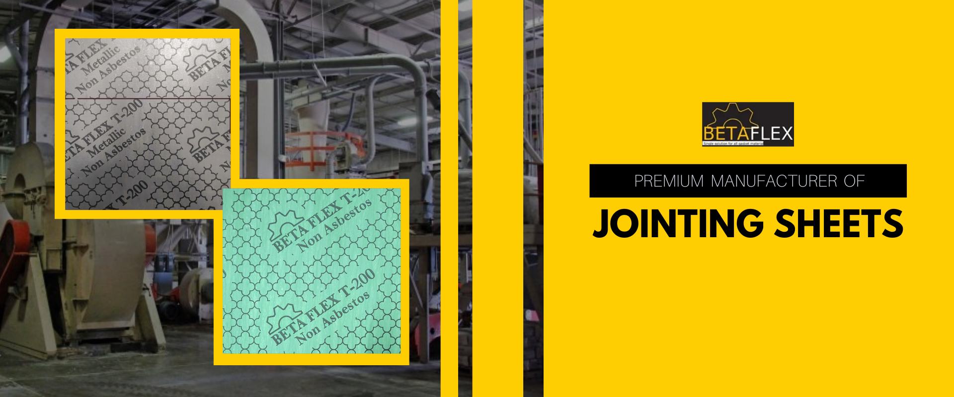 Betaflex Jointing, Asbestos Free Gasket Jointing Sheet Exporters in India